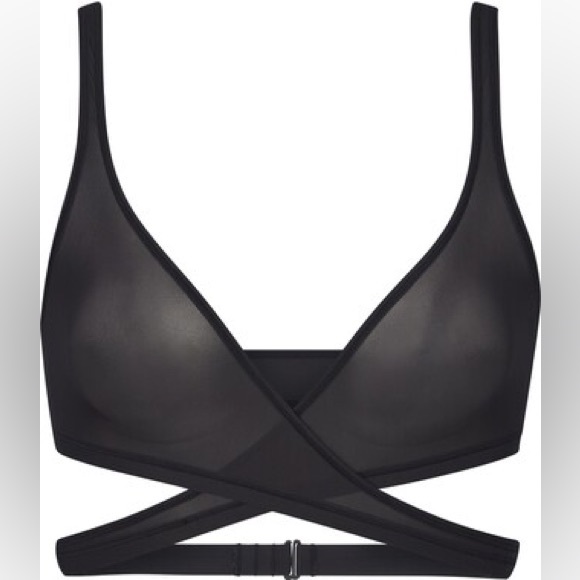 SKIMS | Intimates & Sleepwear | Skims Jelly Sheer Wrap Bralette | Poshmark